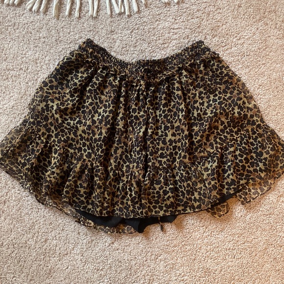 Zara | Skirts | Printed Zara Mini Skort Small | Poshmark